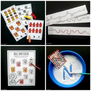 Fire Safety Fine Motor Activities - Pink Oatmeal Shop