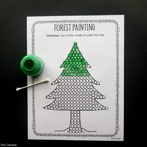 Forest Themed Fine Motor Activities - Pink Oatmeal Shop