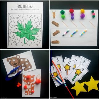 Forest Themed Fine Motor Activities - Pink Oatmeal Shop
