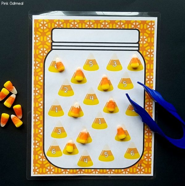 Halloween Fine Motor Activities - Pink Oatmeal Shop