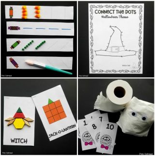 Halloween Fine Motor Activities - Pink Oatmeal Shop