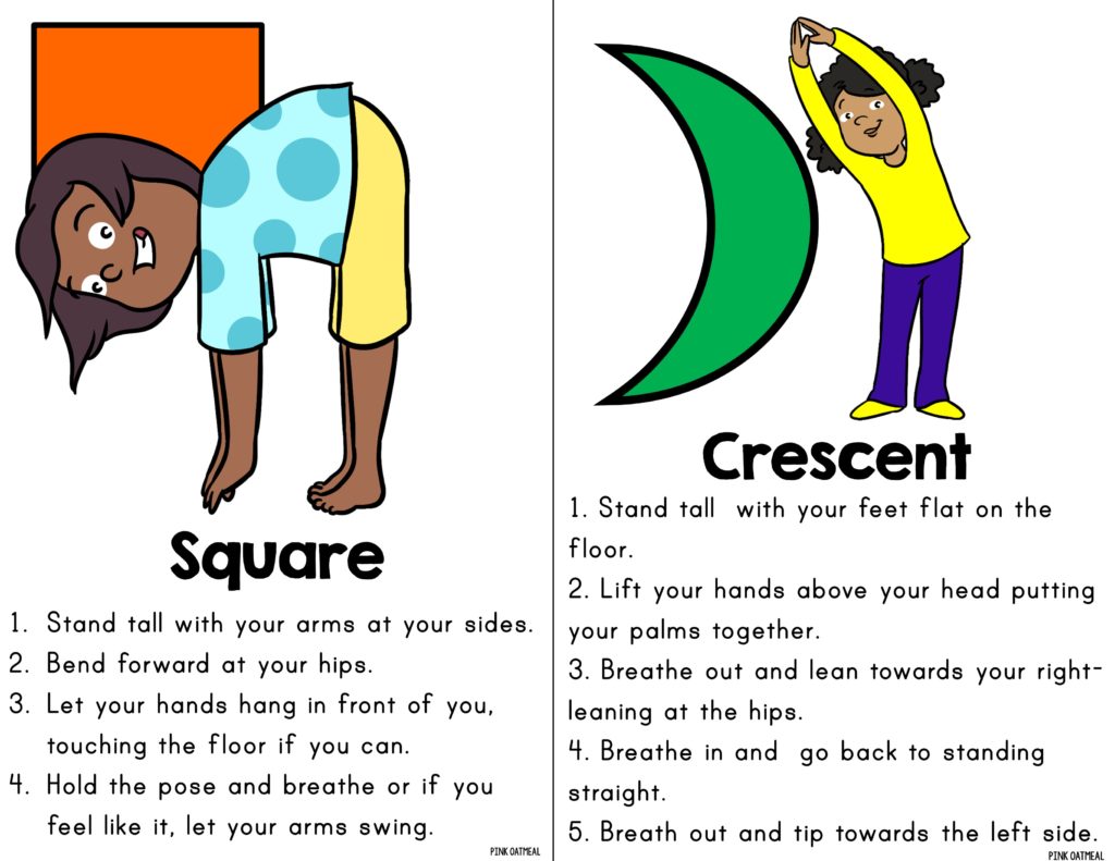 Shapes Movement Pack - Pink Oatmeal Shop