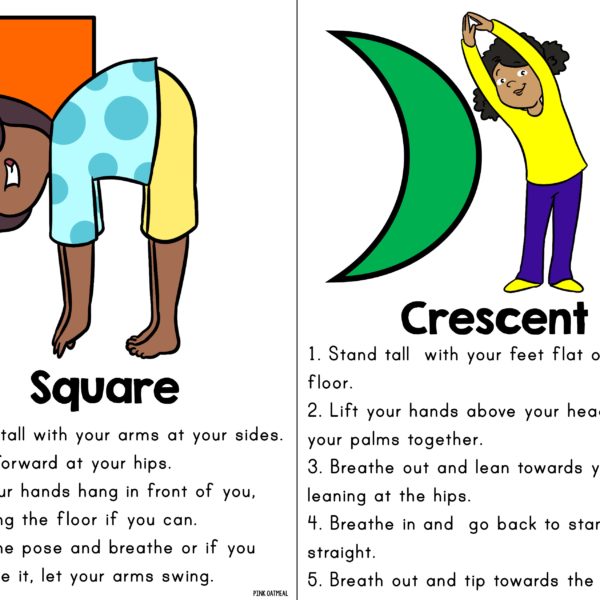 Shapes Movement Pack - Pink Oatmeal Shop