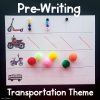 Transportation Theme Fine Motor Activities - Pink Oatmeal Shop