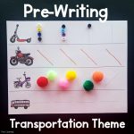Transportation Theme Fine Motor Activities - Pink Oatmeal Shop