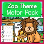 Zoo Fine Motor Activities - Pink Oatmeal Shop