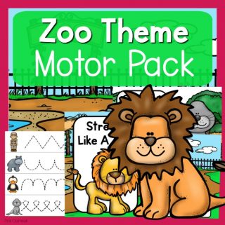 Zoo Fine Motor Activities - Pink Oatmeal Shop