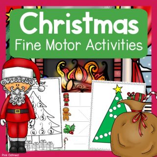 Christmas Motor Skills Pack - Pink Oatmeal Shop