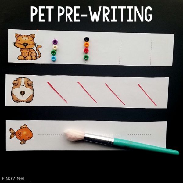 Pet Fine Motor Activities - Pink Oatmeal Shop