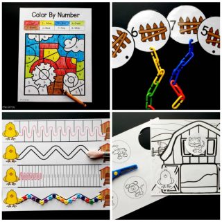 Farm Themed Fine Motor Activities - Pink Oatmeal Shop