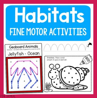 Habitats Fine Motor - Pink Oatmeal Shop