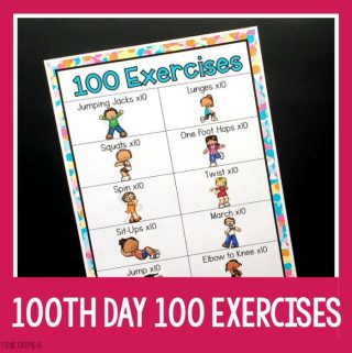 100 Exercises For 100 Days - Pink Oatmeal Shop