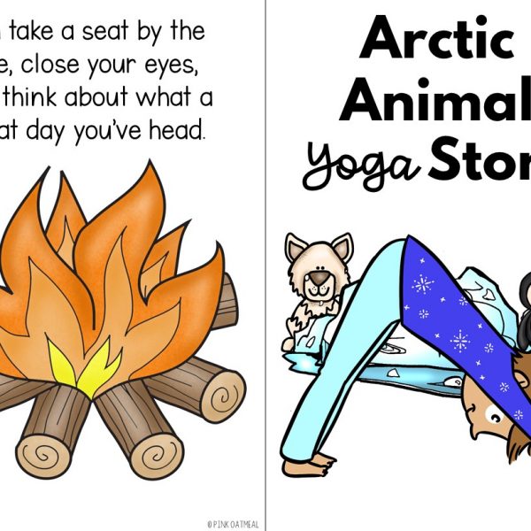 Arctic Animal Yoga Pack - Pink Oatmeal Shop