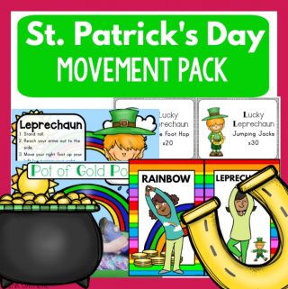 St. Patrick's Day Movement Pack - Pink Oatmeal Shop