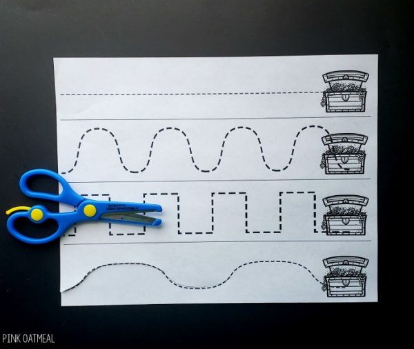 Pirate Fine Motor Activities - Pink Oatmeal Shop