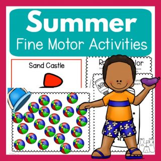Summer Fine Motor Activities - Pink Oatmeal Shop
