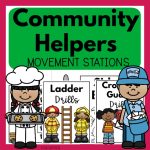 Community Helpers Movement Stations - Pink Oatmeal Shop