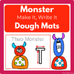 Monster Dough Mats - Pink Oatmeal Shop