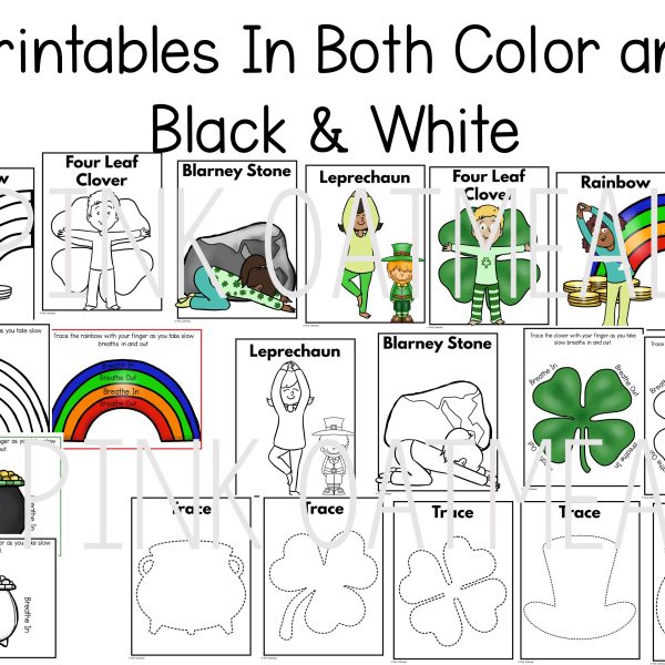 St. Patrick's Day Themed Sensory Path and Motor Path Printables - Pink ...