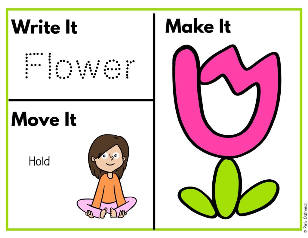 Spring Themed Dough Mats - Pink Oatmeal Shop