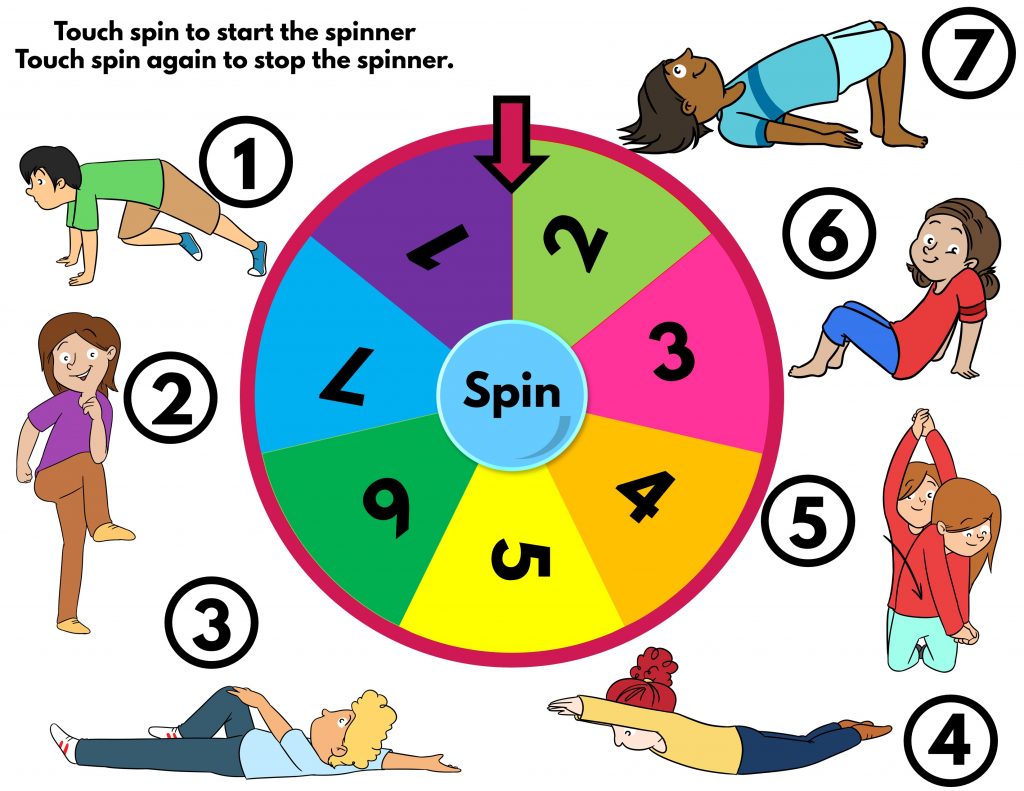 Strength Exercise Spinners Digital Game - Pink Oatmeal Shop