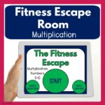 Fitness Escape Room - Multiplication - Pink Oatmeal Shop