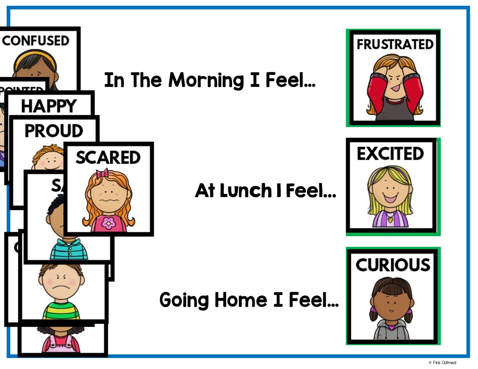 Digital Visual Schedule - Pink Oatmeal Shop