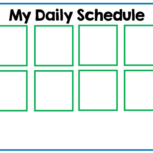 Digital Visual Schedule - Pink Oatmeal Shop