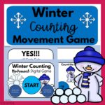 Winter Counting Gross Motor Digital Game - Pink Oatmeal Shop