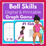Ball Skills Graph Game - Digital and Printable Version - Pink Oatmeal Shop