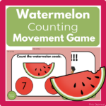 Watermelon Seed Counting Gross Motor Digital Game - Pink Oatmeal Shop