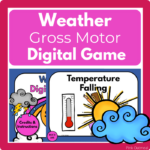 Weather Themed Gross Motor Game - Pink Oatmeal Shop