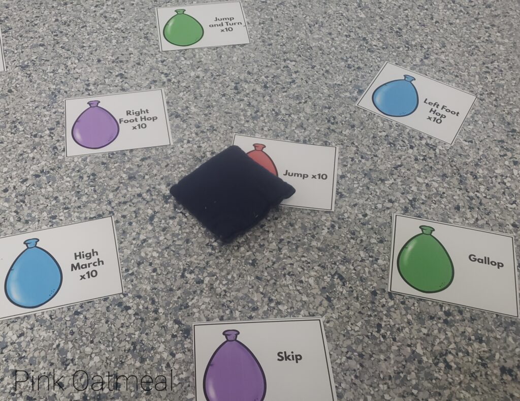 Summer Themed Movement Games - Pink Oatmeal Shop