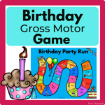 Birthday Gross Motor Board Game - Pink Oatmeal Shop