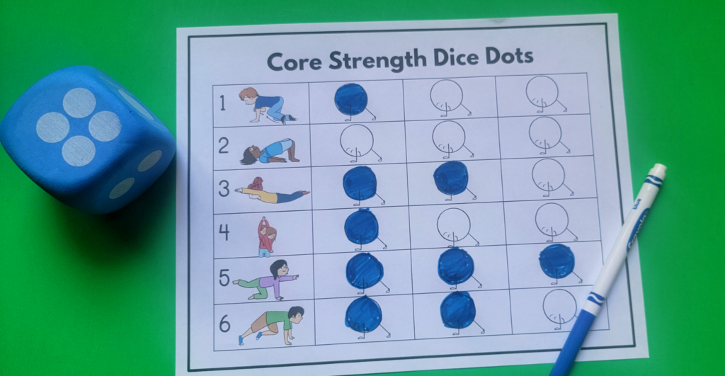 Core Strength Exercise and Game Bundle - Pink Oatmeal Shop