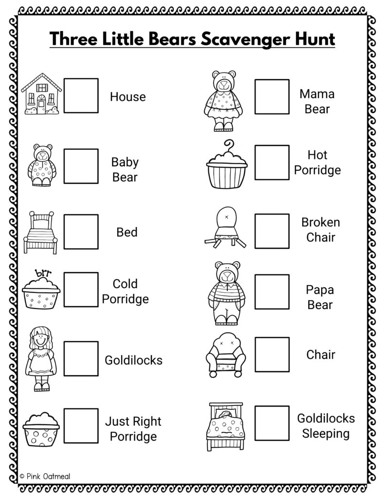 Fairytale Scavenger Hunts - Pink Oatmeal Shop