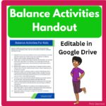 Balance Games and Activities Bundle - Pink Oatmeal Shop