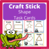 Craft Stick Shape Activity - Pink Oatmeal Shop