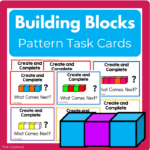 Block Pattern Task Cards - Pink Oatmeal Shop