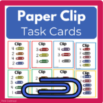Paper Clip Task Cards - Pink Oatmeal Shop