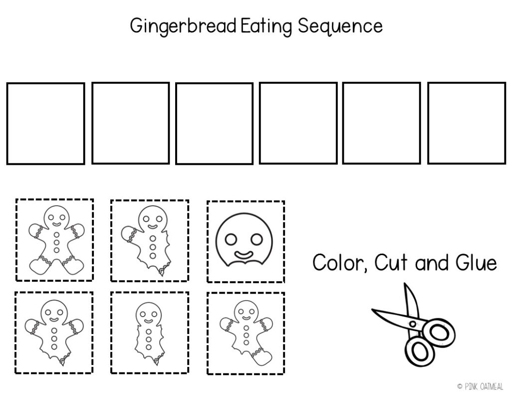 Gingerbread Eating Sequence - Pink Oatmeal Shop