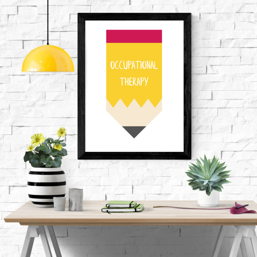 Occupational Pencil Poster and Printable - Pink Oatmeal Shop