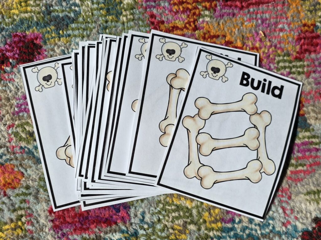 Bone Building Task Cards - Pink Oatmeal Shop