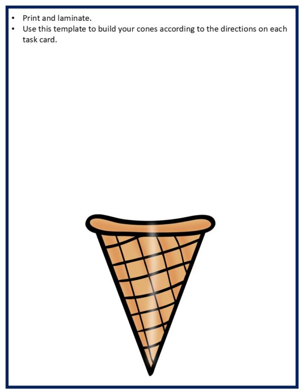 Build an Ice Cream Cone - Pink Oatmeal Shop